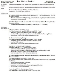 ¿Cómo elaborar un resume? - Luz Garfias